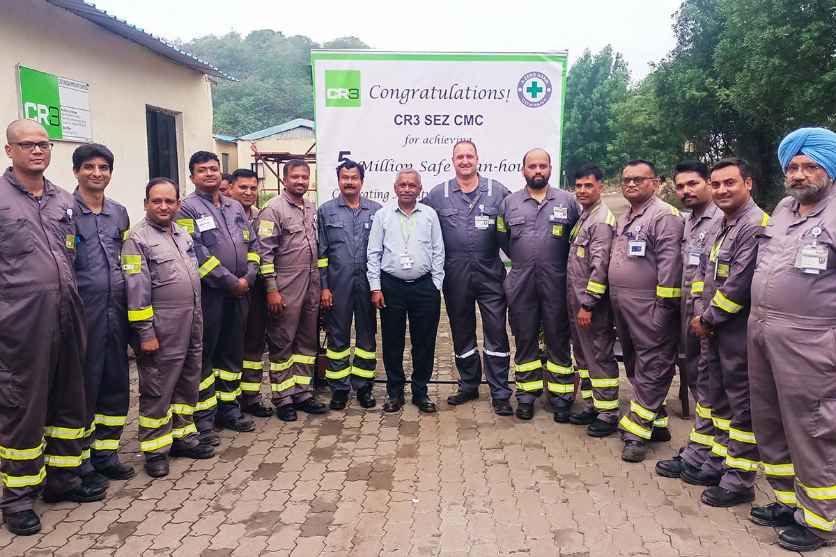 India Maintenance Project Achieves 5 Million LTI-Free Hours - CR3 Group